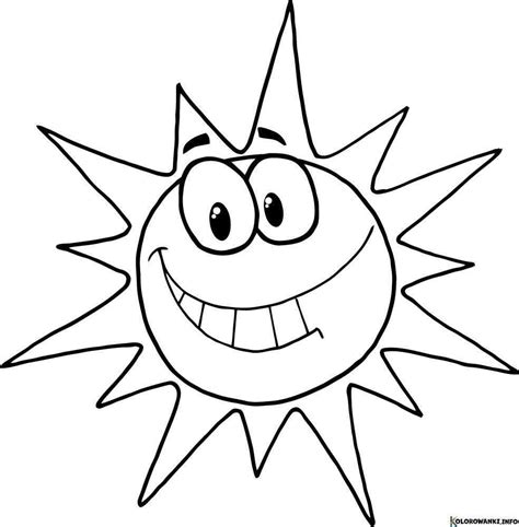 Kolorowanki Slonce Do Druku Pobierz Lub Wydrukuj Za Darmo