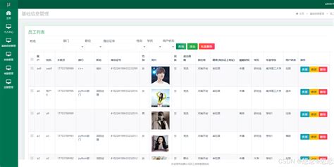 【精品毕设】基于ssmjsp的公司员工信息管理系统设计与实现 Csdn博客