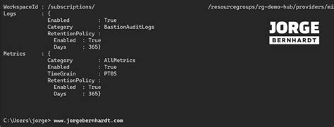 how to configure azure bastion host to send logs and metrics to log