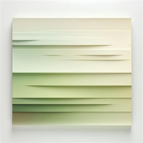 Smooth Color Gradients Green Beige Light Tones Premium Ai Generated Image