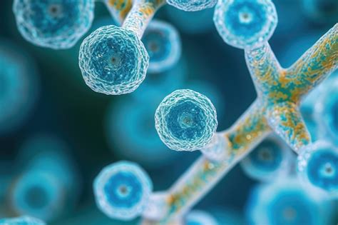 Premium Photo Bacterium Cells Viewed Under A Microscope Generative Ai