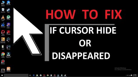 How To FIX Mouse Cursor Disappeared On Windows Problem Only Using Keyboard Tutorial YouTube