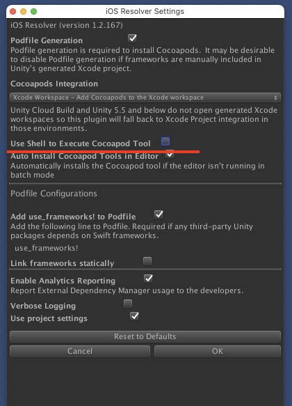 unity ios resolver에서 xcworkspace 생성되지 않는 이슈 philip s blog