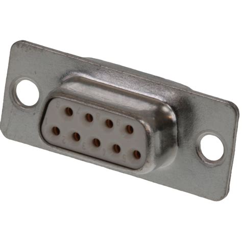 Fct By Molex 172704 0163 Plastic Backshell For D Sub Connector Black Shell Size 1 Straight Cable