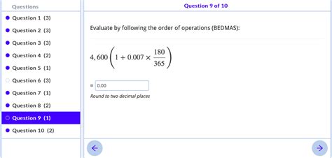 solved questions question 9 of 10 question 1 3 question 2