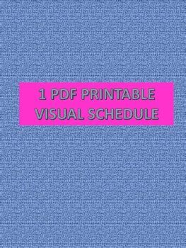 VISUAL CHECKLIST By ILOVEBEHAVIOR TPT