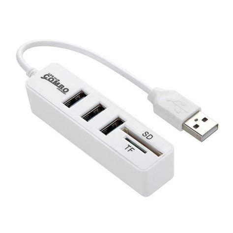 ส่งจากไทย Combo Usb Hub 3 Port Card Reader V2 0 2in1 3 Port Usb 2 0