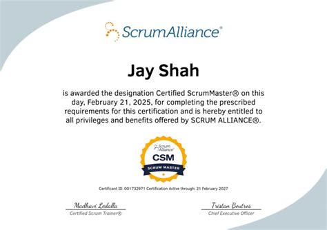 Jay Shah On Linkedin Certifiedscrummaster Csm Agile Scrum