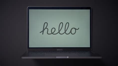 Hands On Apples New Hello Screen Saver For Macs Running Macos 113