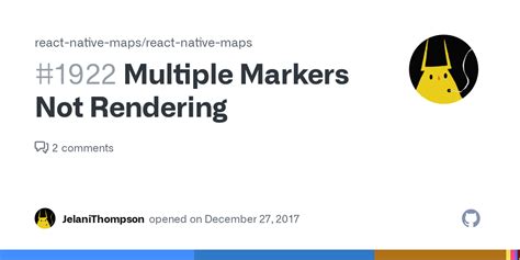 Multiple Markers Not Rendering Issue React Native Maps React Native Maps GitHub