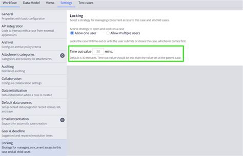 Locking Mechanism In Pega