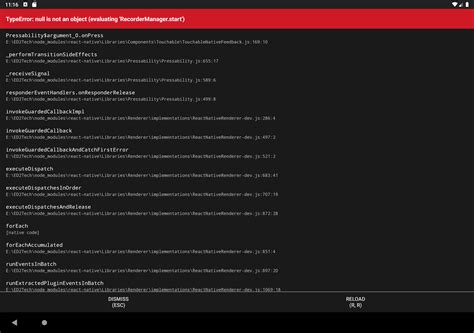 Recordermanager Is Undefined · Issue 1 · Ycswavesreact Native Screen