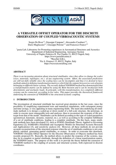 Pdf A Versatile Offset Operator For The Discrete Observation Of