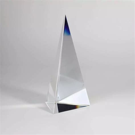 Optical Glass K9 Triangular Pyramid Prism For Light Manipulation