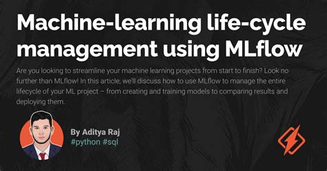 Machine Learning Life Cycle Management Using Mlflow Honeybadger