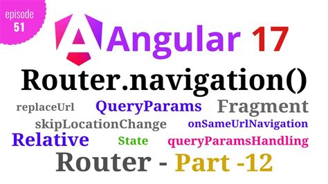 Angular 17 Episode 51 Routernavigation Programmatically