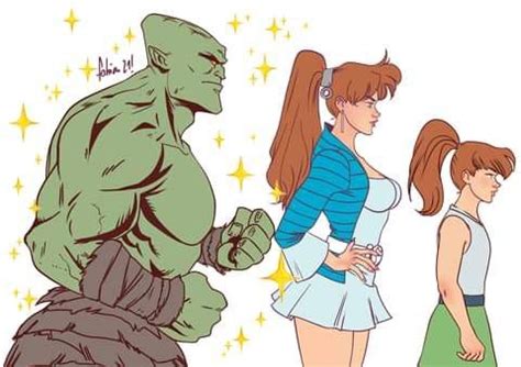 Invincible Genderbend Invincible Gender Swap Hulk Oc Monster Girl
