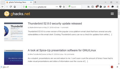Firefox 62 Developer Toolbar Removal GHacks Tech News