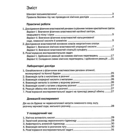 Зошит для практичних робіт Академія Хімія 8 клас Крикля Попель видавництва Академія купити в