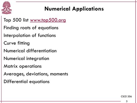 Ppt Computing For Numerical Applications Fortran And Unix Essentials Powerpoint Presentation