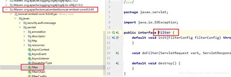 springboot项目中利用 webfilter注解和 bean配置类两种方式实现filter过滤器 springboot