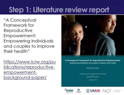 Development And Validation Of A Reproductive Empowerment Scale Ppt