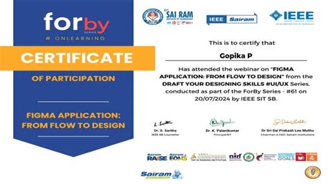 Attended A Webinar On Figma Application Gopika Pratheeban Posted On