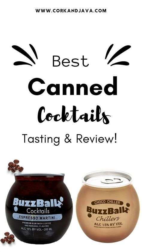 Buzzballz Canned Cocktail Review Espresso Martini And Choco Chiller