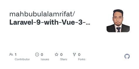 GitHub Mahbubulalamrifat Laravel With Vue Steps
