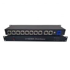 DMX CH DMX Distributor DMX Amplifier With Photo Electric Isolation For Stage Lights PAR