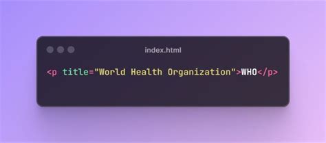 Reham Al Khamiasi On Linkedin Html Tip💡 You Can Use The Title