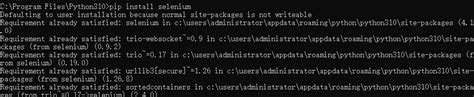 Python Selenium安装及环境配置的实现pip Install Selenium Csdn博客
