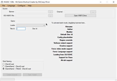 Creating Wii Game Shortcuts Wii Hacks Guide