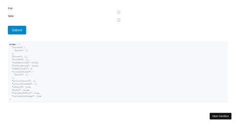 Formik Codesandbox Template Codesandbox