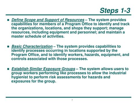 Ppt Introduction To The Dod Exposure Assessment Model And Doehrs Ih