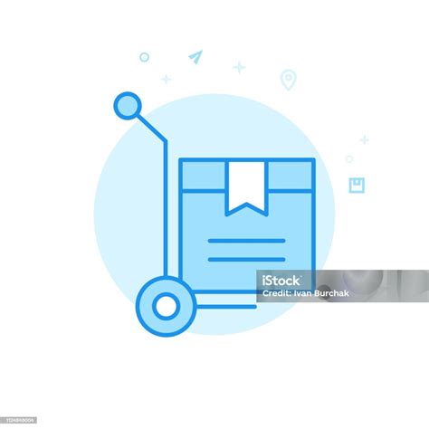 카트 평면 벡터 아이콘 기호 그림 기호 창 라이트 블루 단색 디자인입니다 편집 가능한 스트로크 개성 개념에 대한 스톡 벡터 아트 및 기타 이미지 Istock