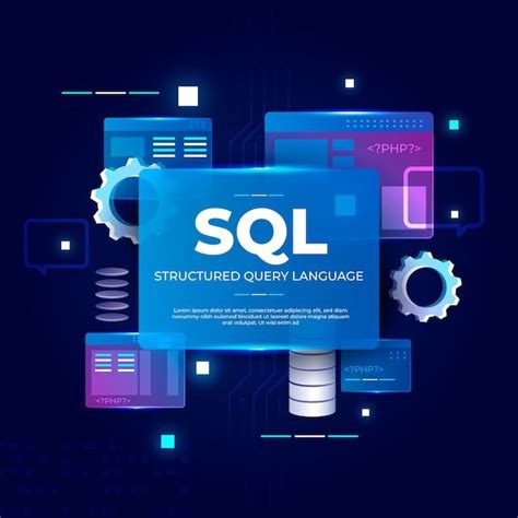 Abstract Technology Sql Illustration Free Vector In 2025 Sql Learn