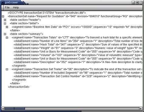 Gxmlviewer Screenshots