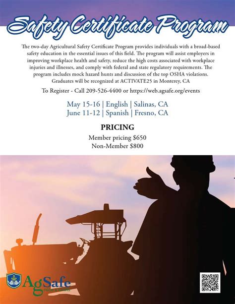 Agsafe Safety Certificate Program To Sign Up For The Program Click