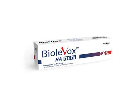 Biolevox™ Ha Mini Ulotka Dawkowanie Zastosowanie Interakcje Chpl Ktomalek Pl