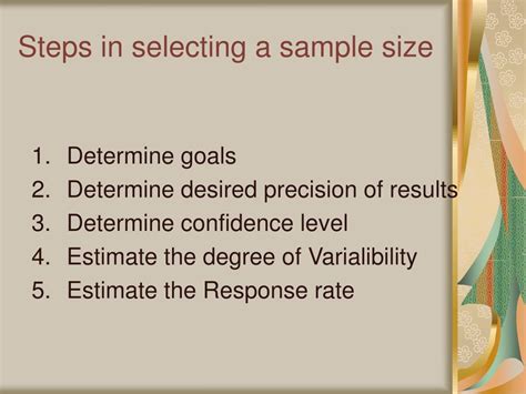 Ppt How To Determine Sample Size Powerpoint Presentation Free Download Id1790627