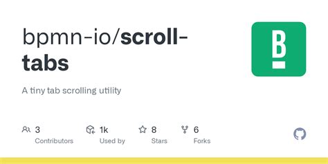 GitHub Bpmn Io Scroll Tabs A Tiny Tab Scrolling Utility