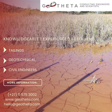Geotheta Consulting Engineers And Scientists On Linkedin Geotheta Tailings Geotechnical And