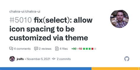 Fix Select Allow Icon Spacing To Be Customized Via Theme By Jrolfs Pull Request
