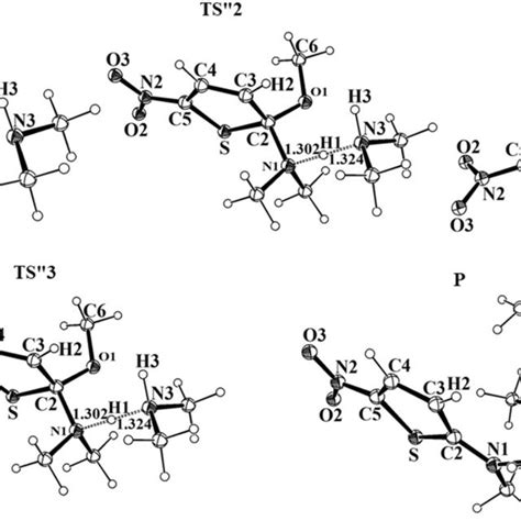 Optimized Geometry Of The Compounds Calculated From Dft B3lyp Method