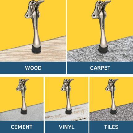 Chặn Cửa Móng Ngựa Hợp Kim Kẽm Dày Kiểu Mỹ Ct0239 Flexhouse Vn
