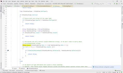 Why Debug Assert Is Used Instead Of Direct Exception Throwing In Attribute Cs Issue