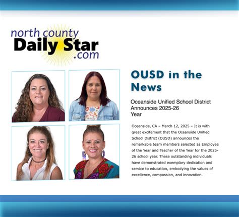 Celebrating Ousds Employees Of The Year Chavez News Details
