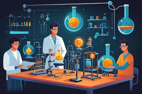 Premium Photo Craft An Image Of A Physics Lab With Students