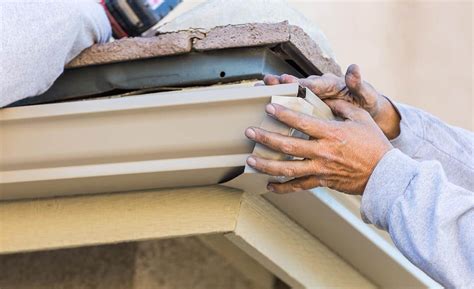 How To Install And Replace Rain Gutters The Home Depot
